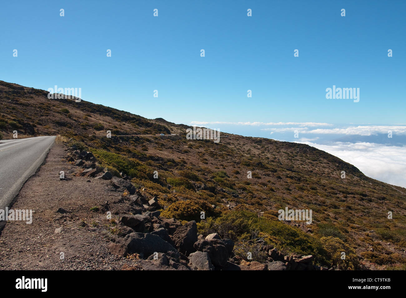 Mt. Haleakala is the largest volcano on Maui, Hawaii Stock Photo - Alamy