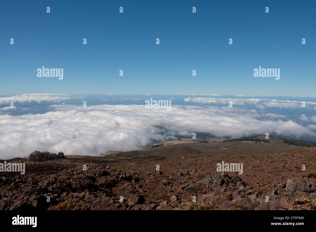 Mt. Haleakala is the largest volcano on Maui, Hawaii Stock Photo - Alamy