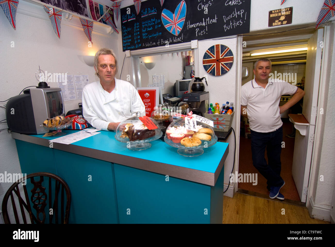 Traditional english cafe hi-res stock photography and images - Alamy