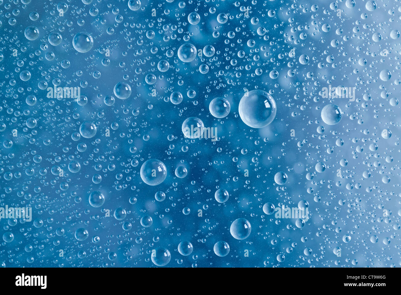 Droplets of water on a transparent surface Stock Photo - Alamy