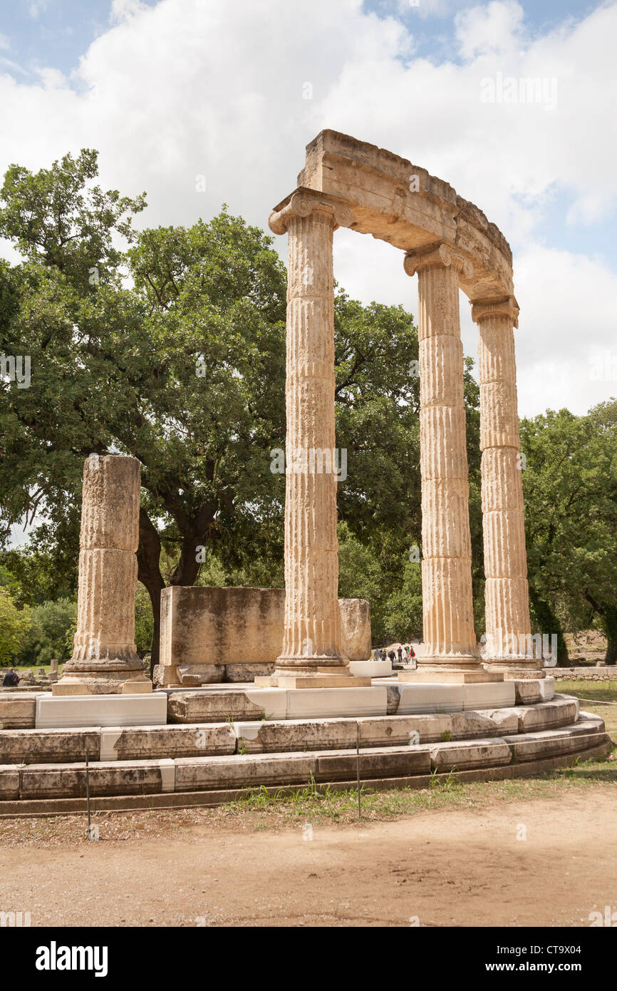 The Philippeion, Olympia, Greece Stock Photo - Alamy