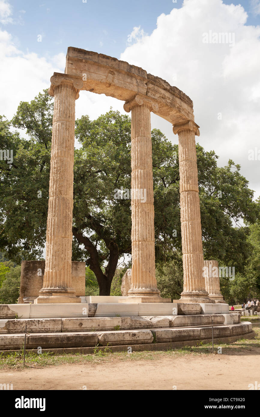 The Philippeion, Olympia, Greece Stock Photo - Alamy