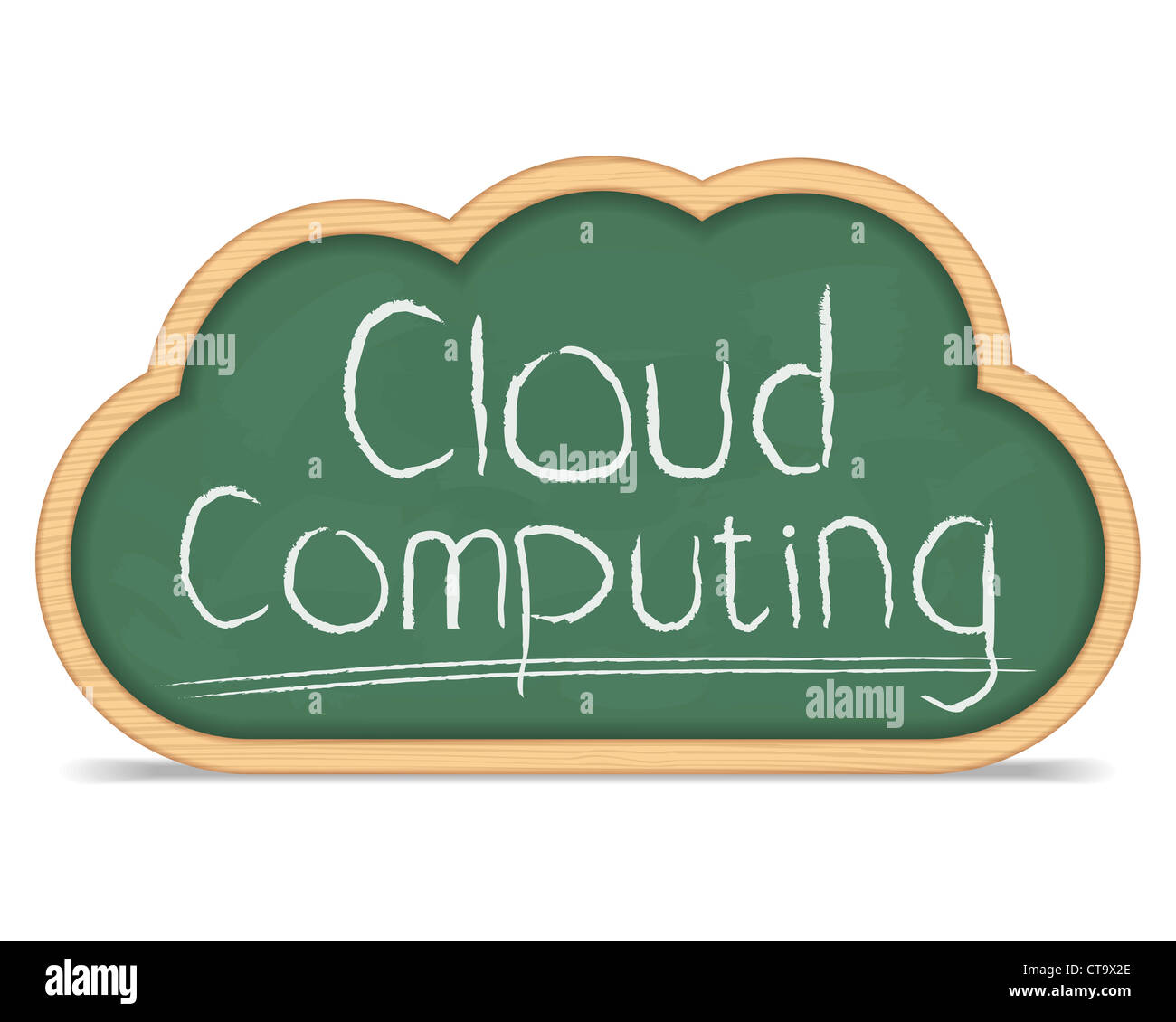 Cloud computing concept, vector eps10 illustration Stock Photo - Alamy