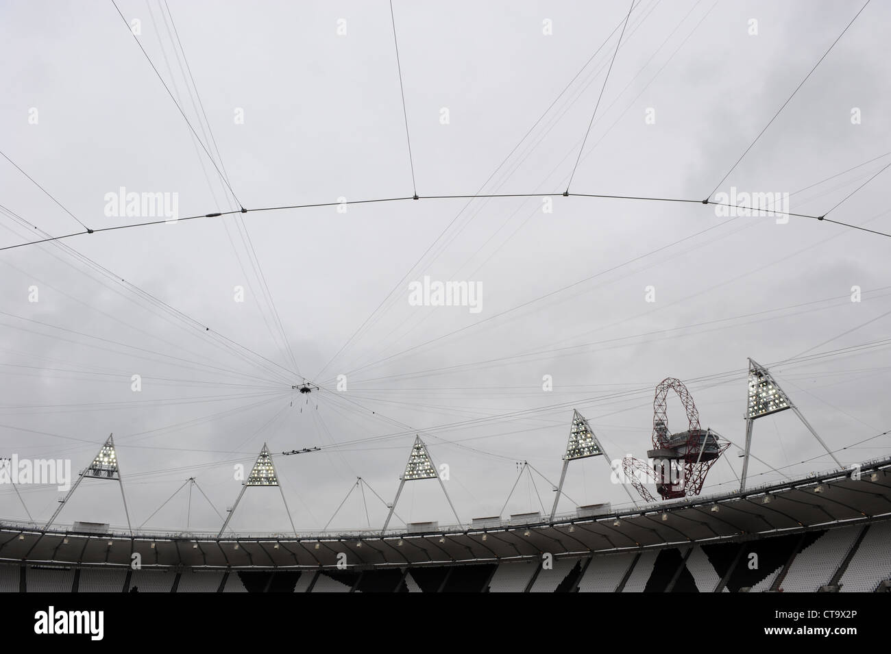 A View of the London 2012 Olympic Stadium Stock Photo - Alamy