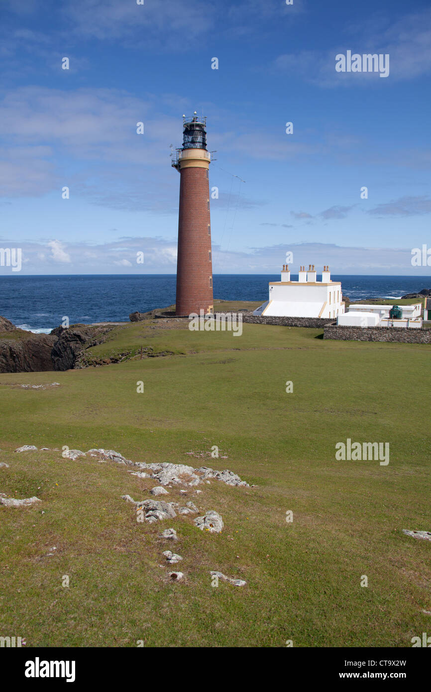 Isle of Lewis, Scotland. The Butt of Lewis Lighthouse was originally ...