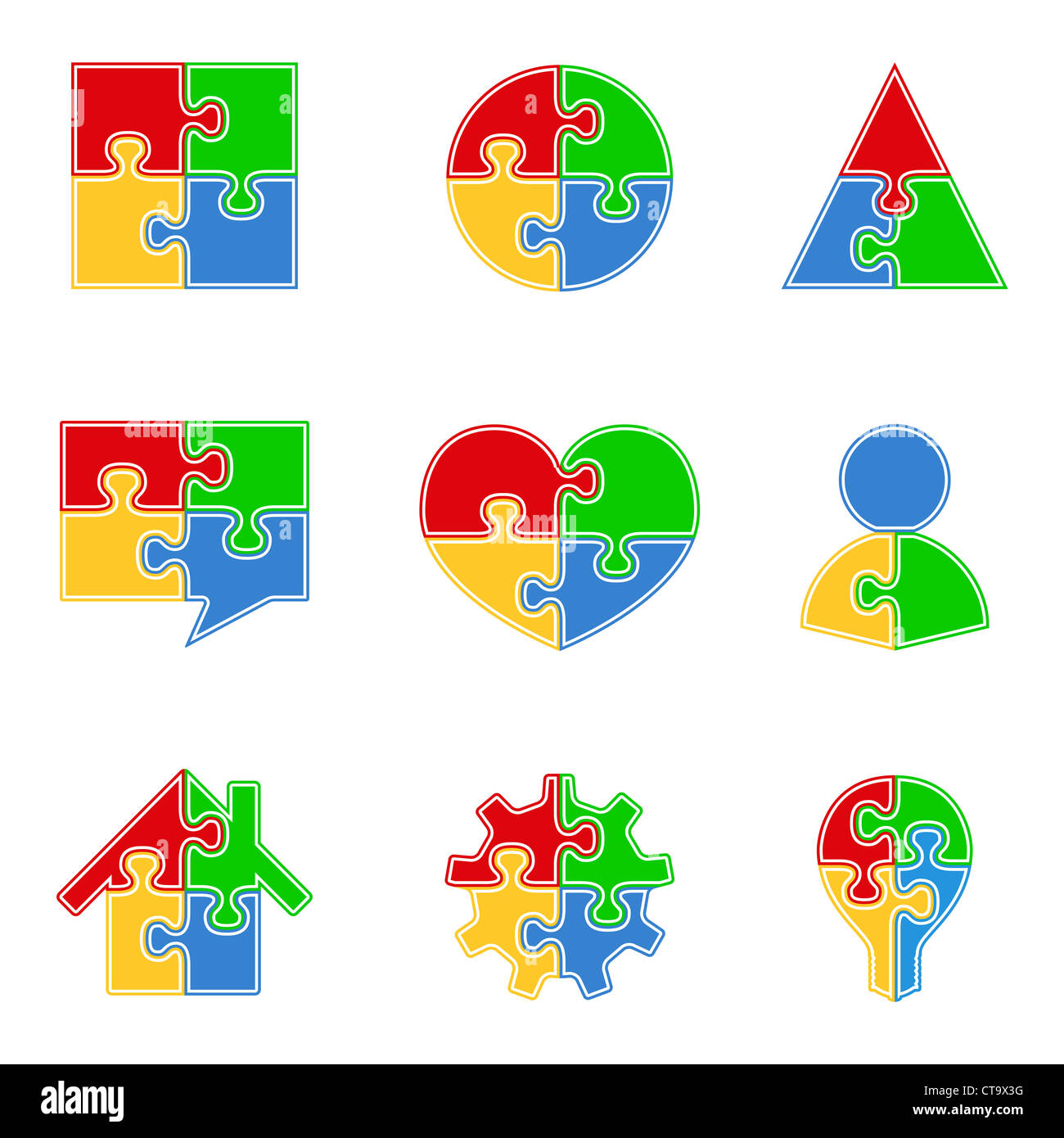 Real puzzle Cut Out Stock Images & Pictures - Alamy