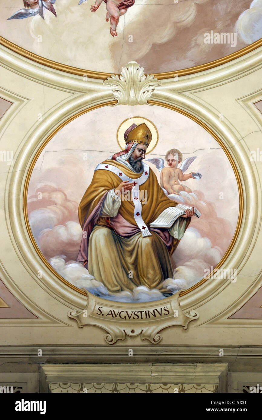 Saint Augustine of Hippo Stock Photo - Alamy