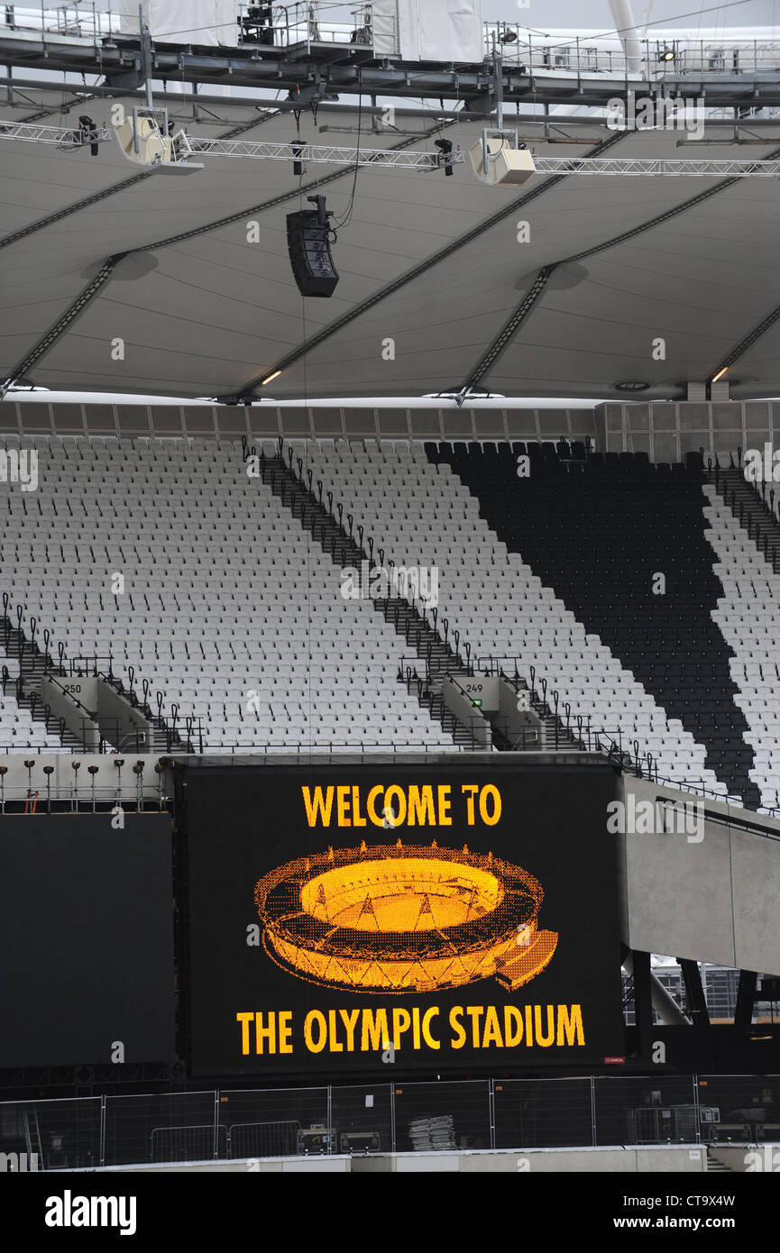 A View of the London 2012 Olympic Stadium Stock Photo - Alamy