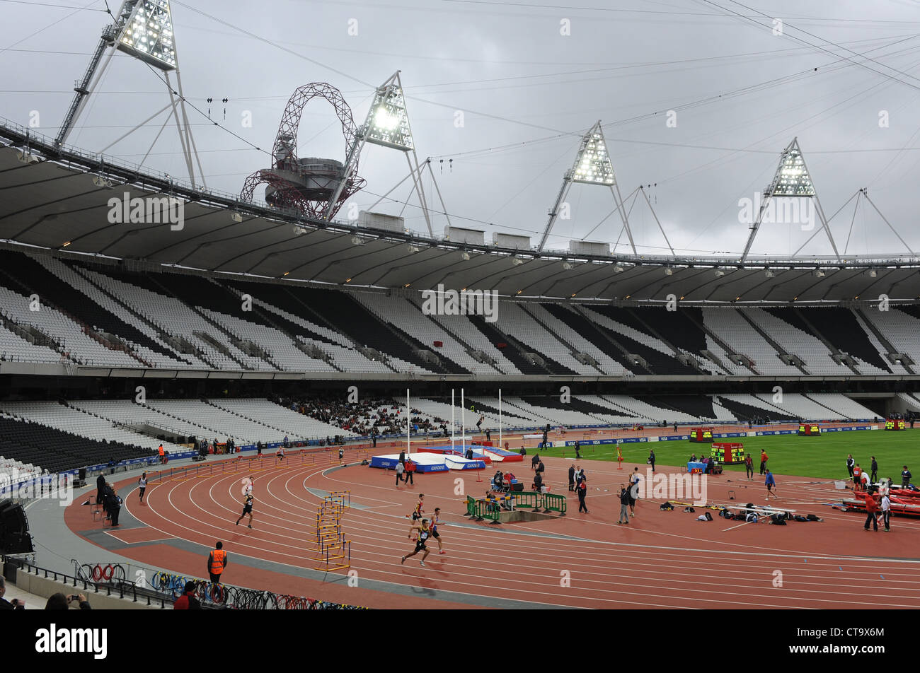 A View of the London 2012 Olympic Stadium Stock Photo - Alamy