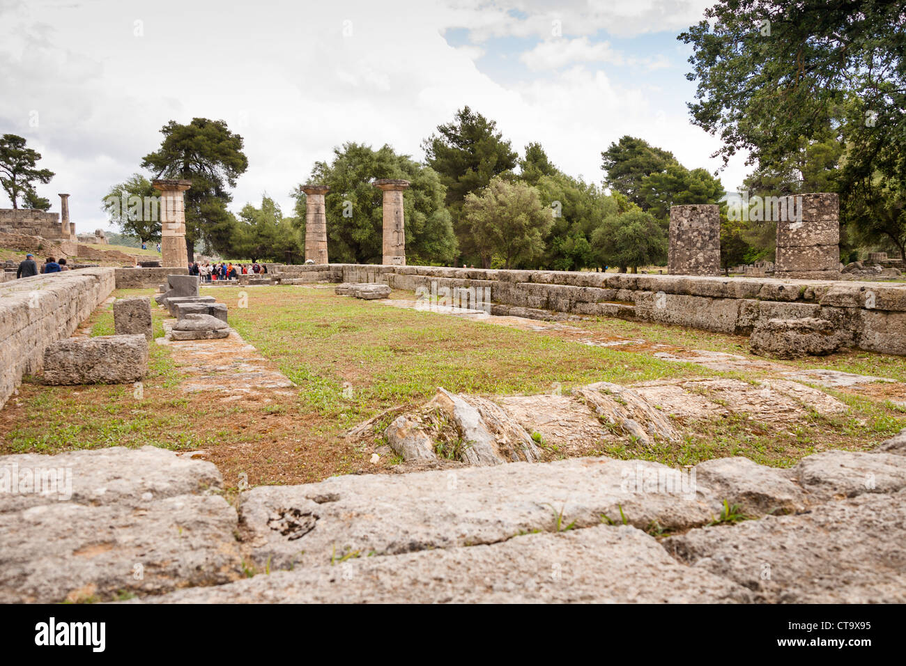 Temple hera heraion sanctuary olympia hi-res stock photography and ...