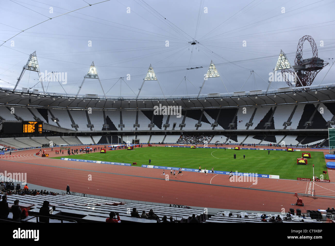 A View of the London 2012 Olympic Stadium Stock Photo - Alamy