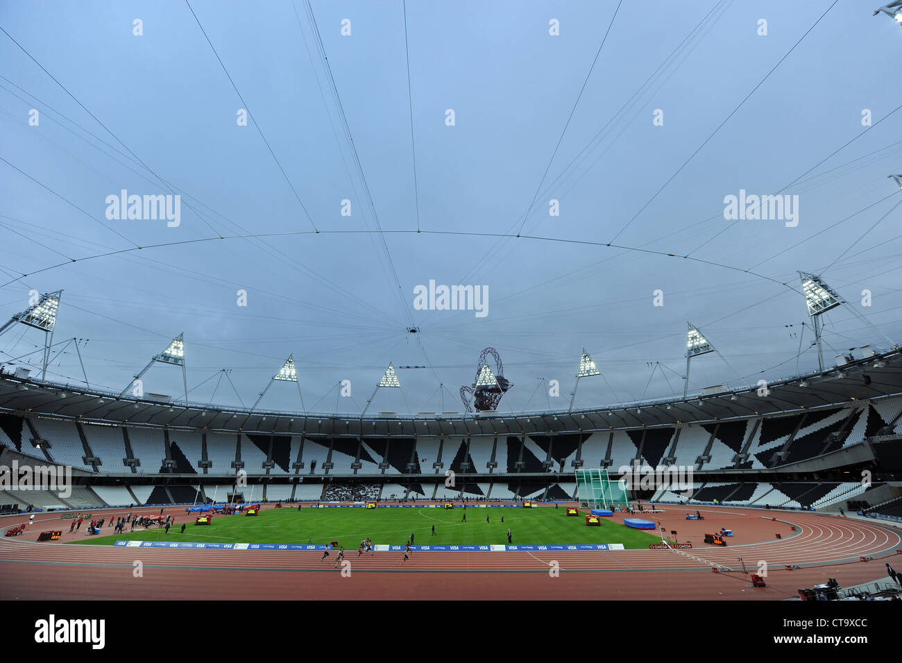 A View of the London 2012 Olympic Stadium Stock Photo - Alamy
