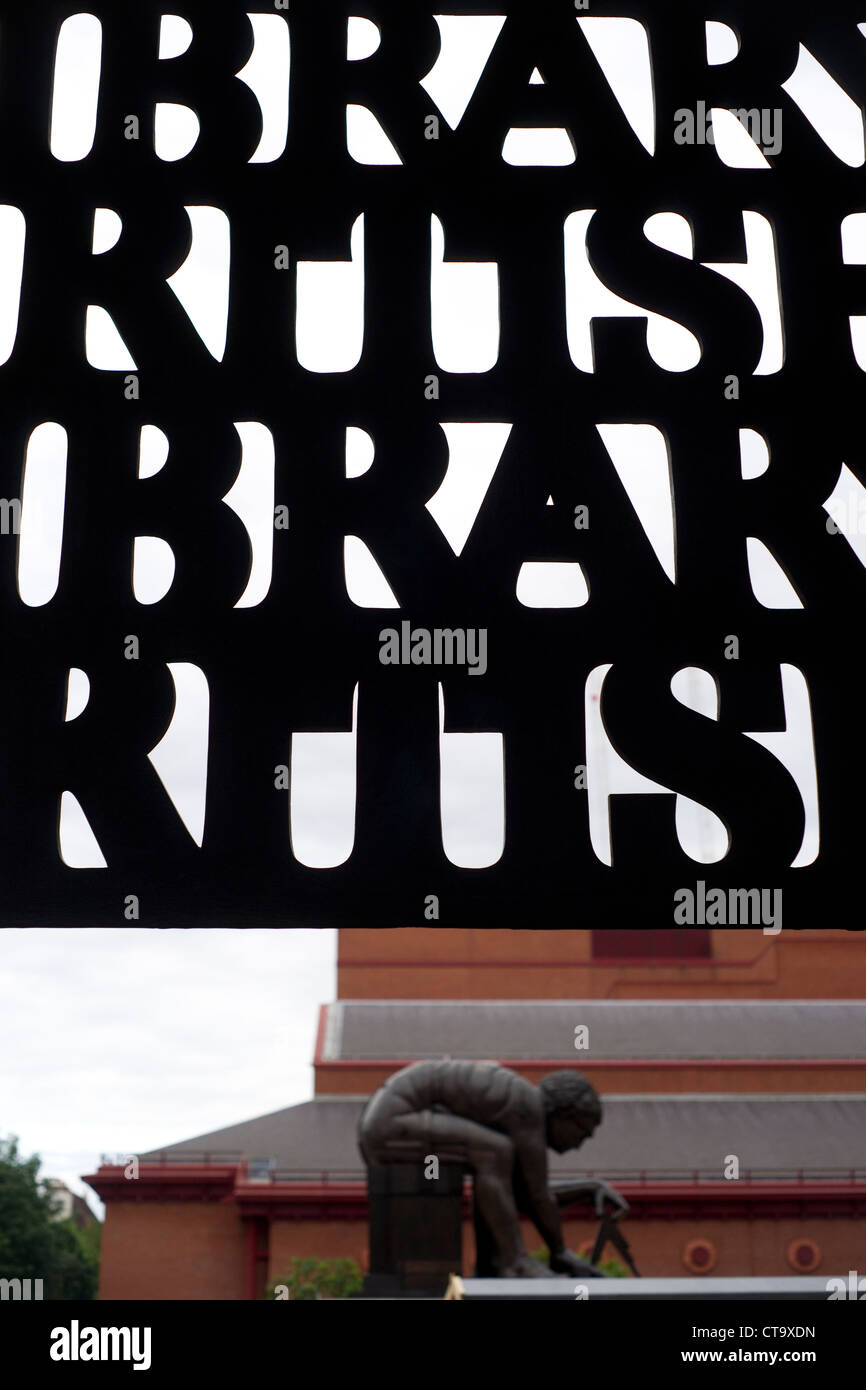 British library entrance gate hi-res stock photography and images - Alamy