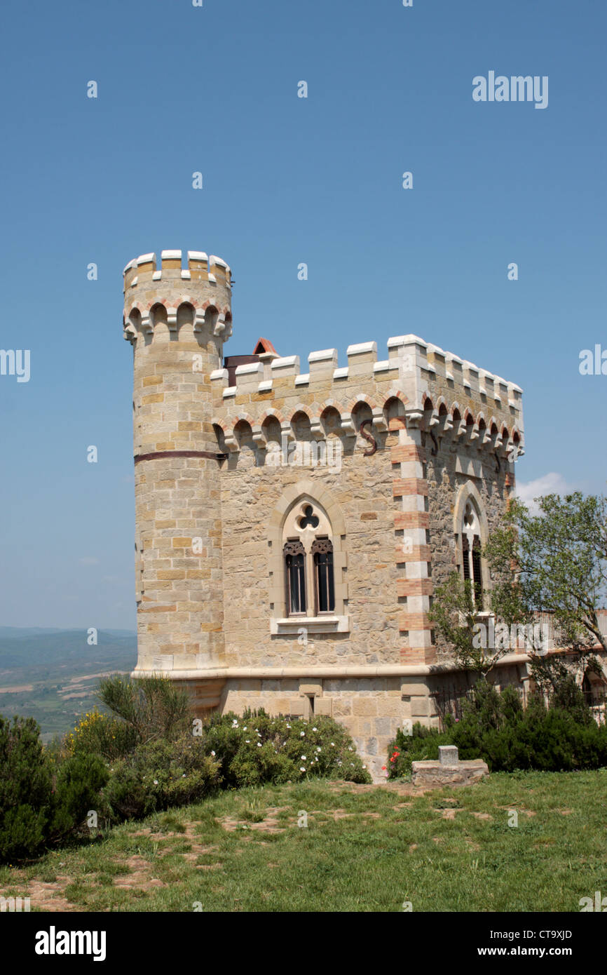 Tour Magdala Rennes le Chateau Aude France Stock Photo - Alamy