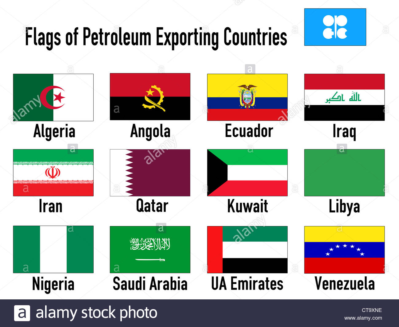 Flags of Petroleum Exporting Countries Stock Photo: 49391034 - Alamy Flags of Petroleum Exporting Countries Stock Photo: 49391034 - Alamy