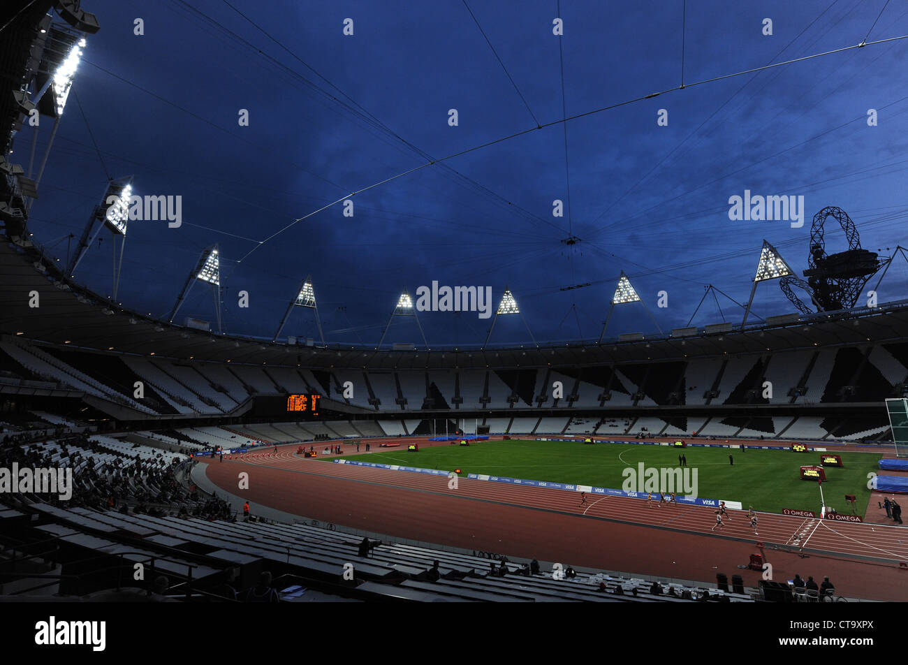 A View of the London 2012 Olympic Stadium Stock Photo - Alamy