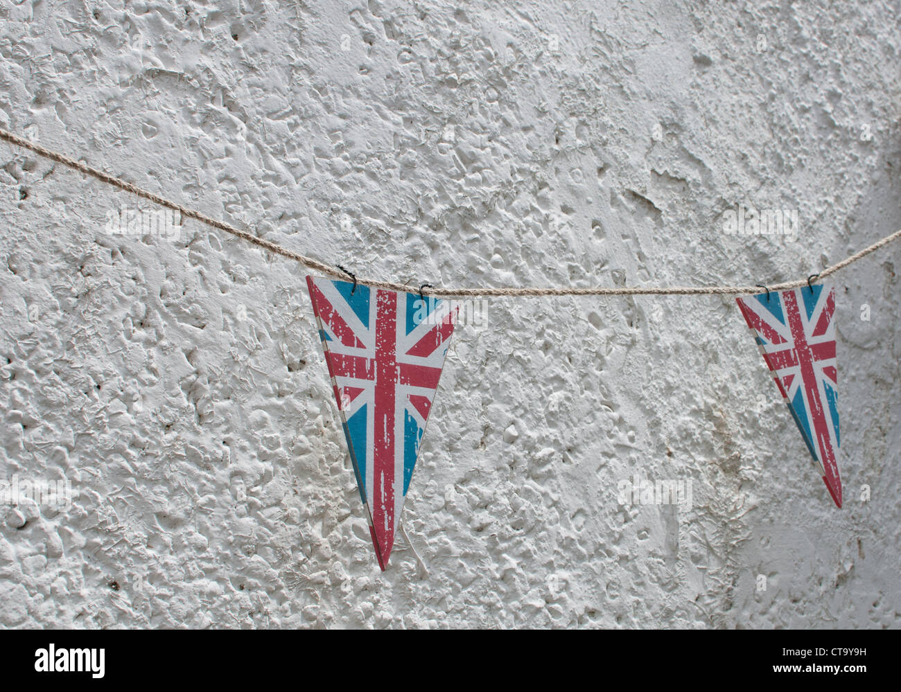union jack against wall Stock Photo - Alamy