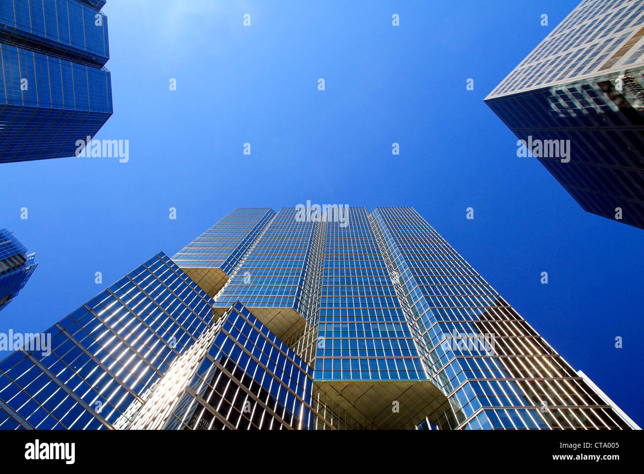 A view of the modern office buildings in Downtown Toronto Stock Photo ...