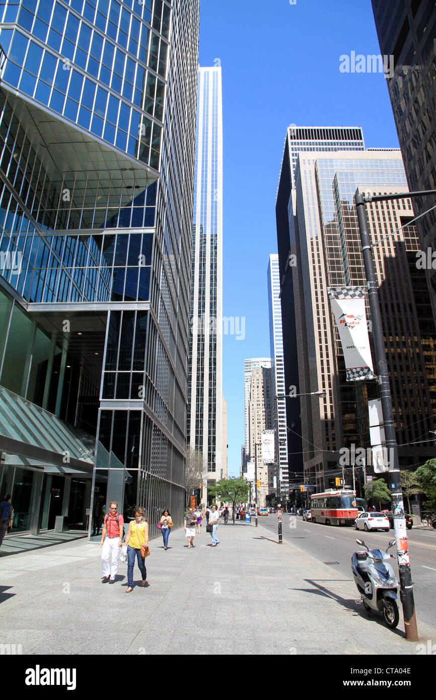 A street in Downtown Toronto Stock Photo - Alamy