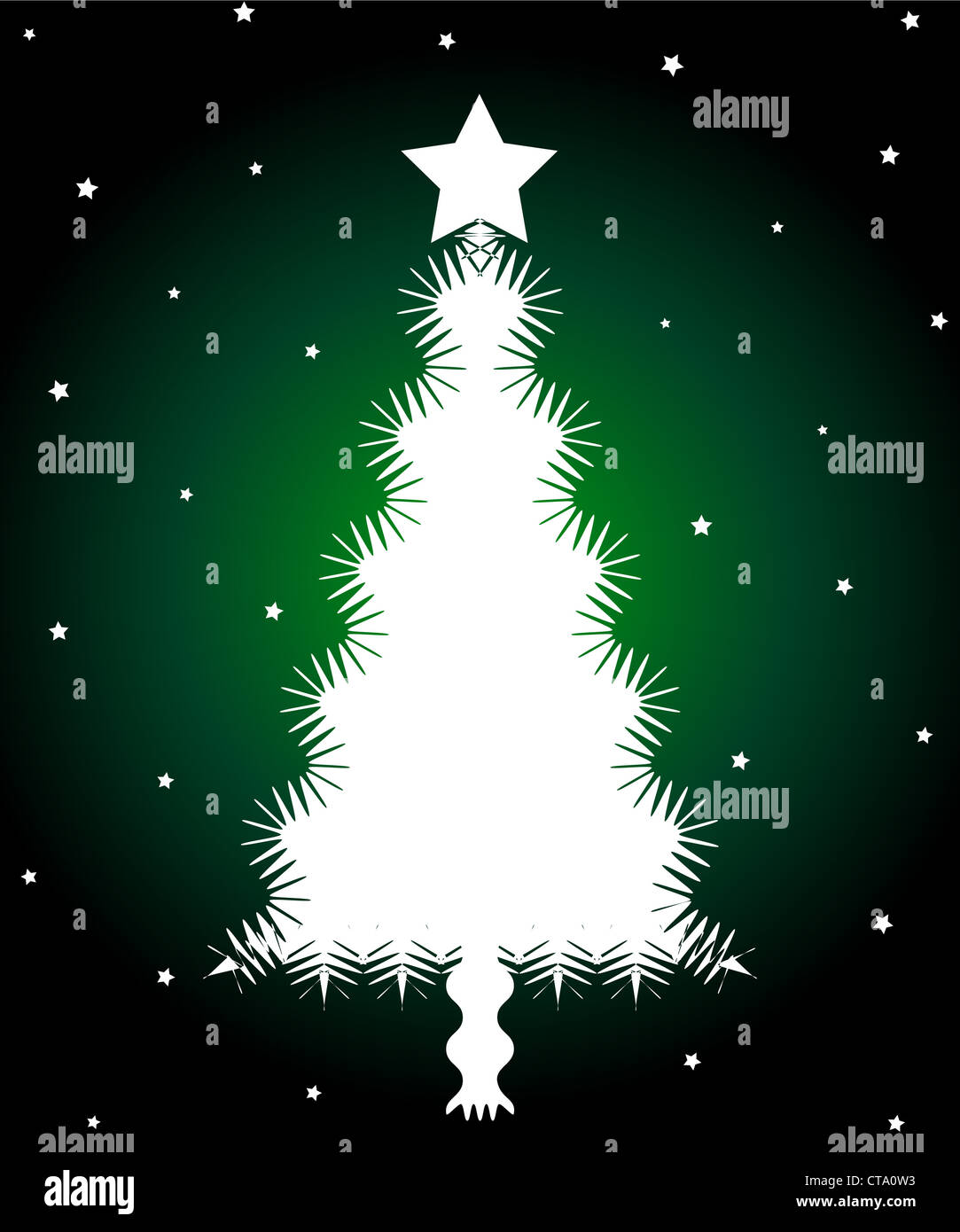 Christmas tree and stars design Stock Photo - Alamy