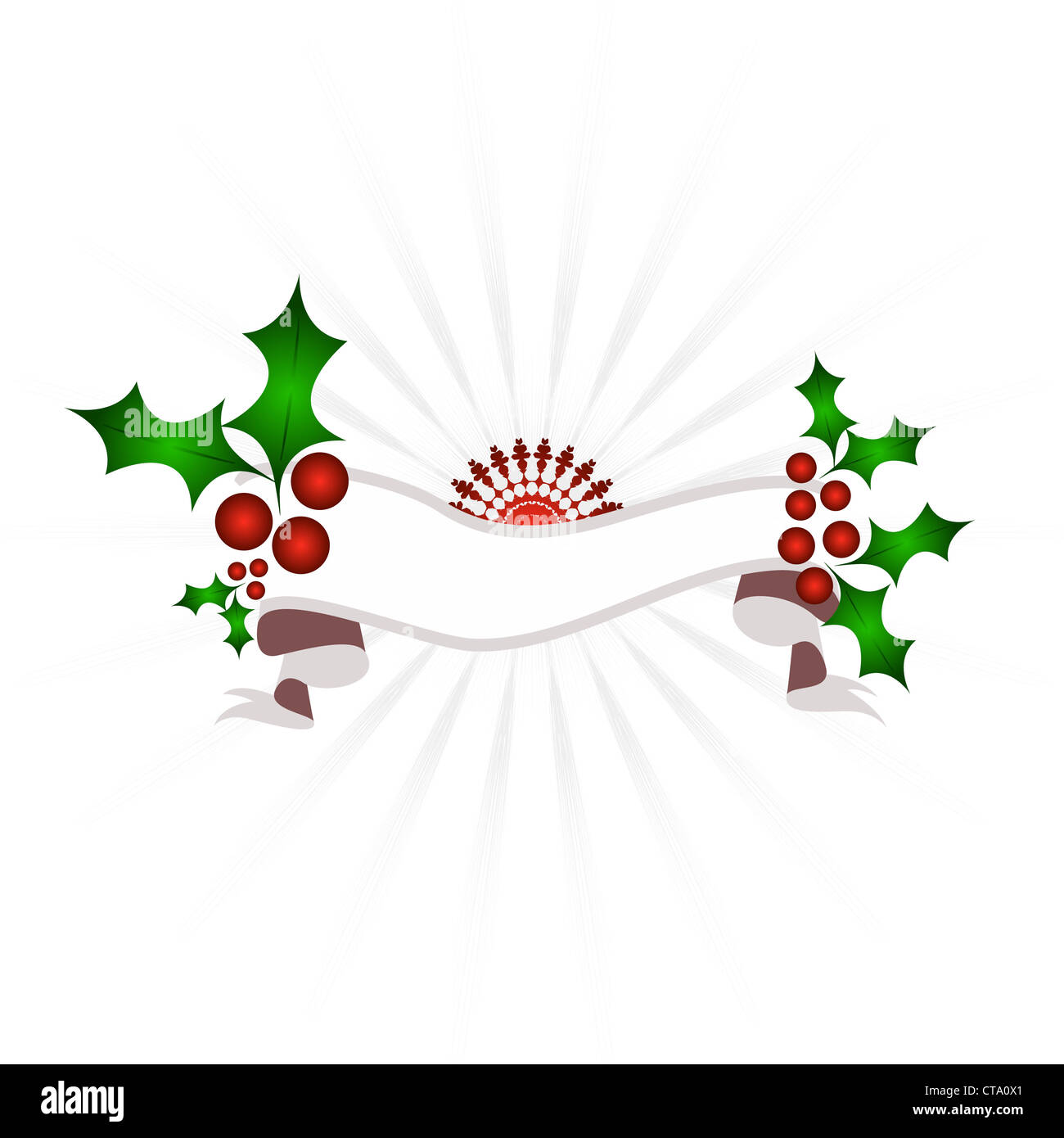 Holly design Cut Out Stock Images & Pictures - Alamy
