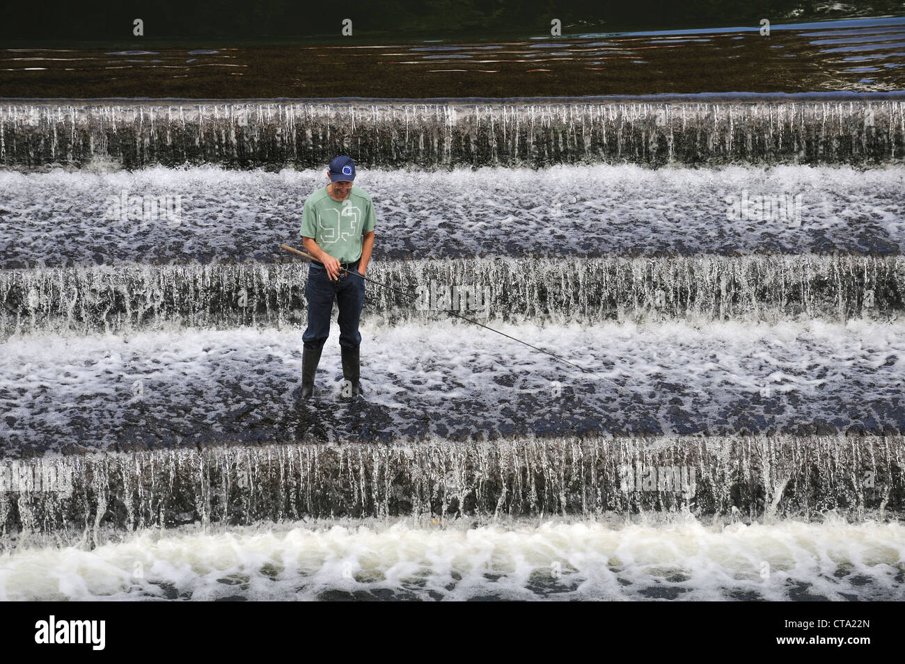 Fishing in river Avon, Bath, UK Stock Photo - Alamy