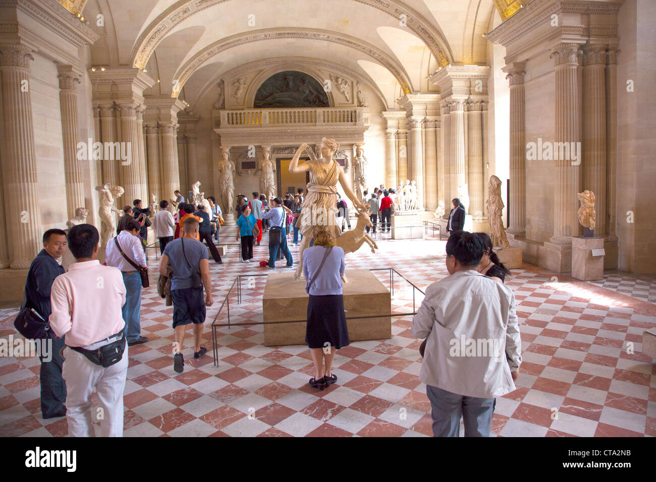 Louvre paris works hi-res stock photography and images - Alamy