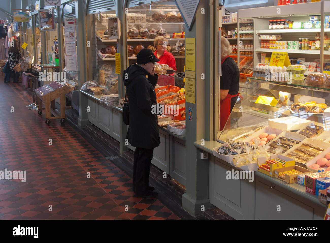 Old Market hall ifrom inside n Oulu Finland Stock Photo - Alamy