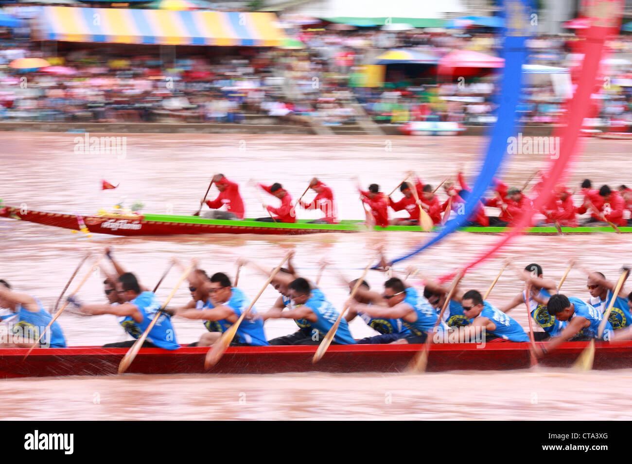 Long Boat Racing Festival Stock Photo - Alamy