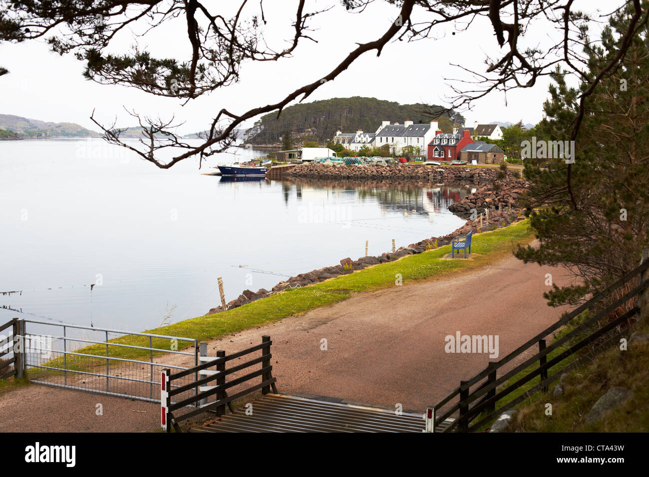 Harbour at Shieldaig. Scotland Stock Photo - Alamy