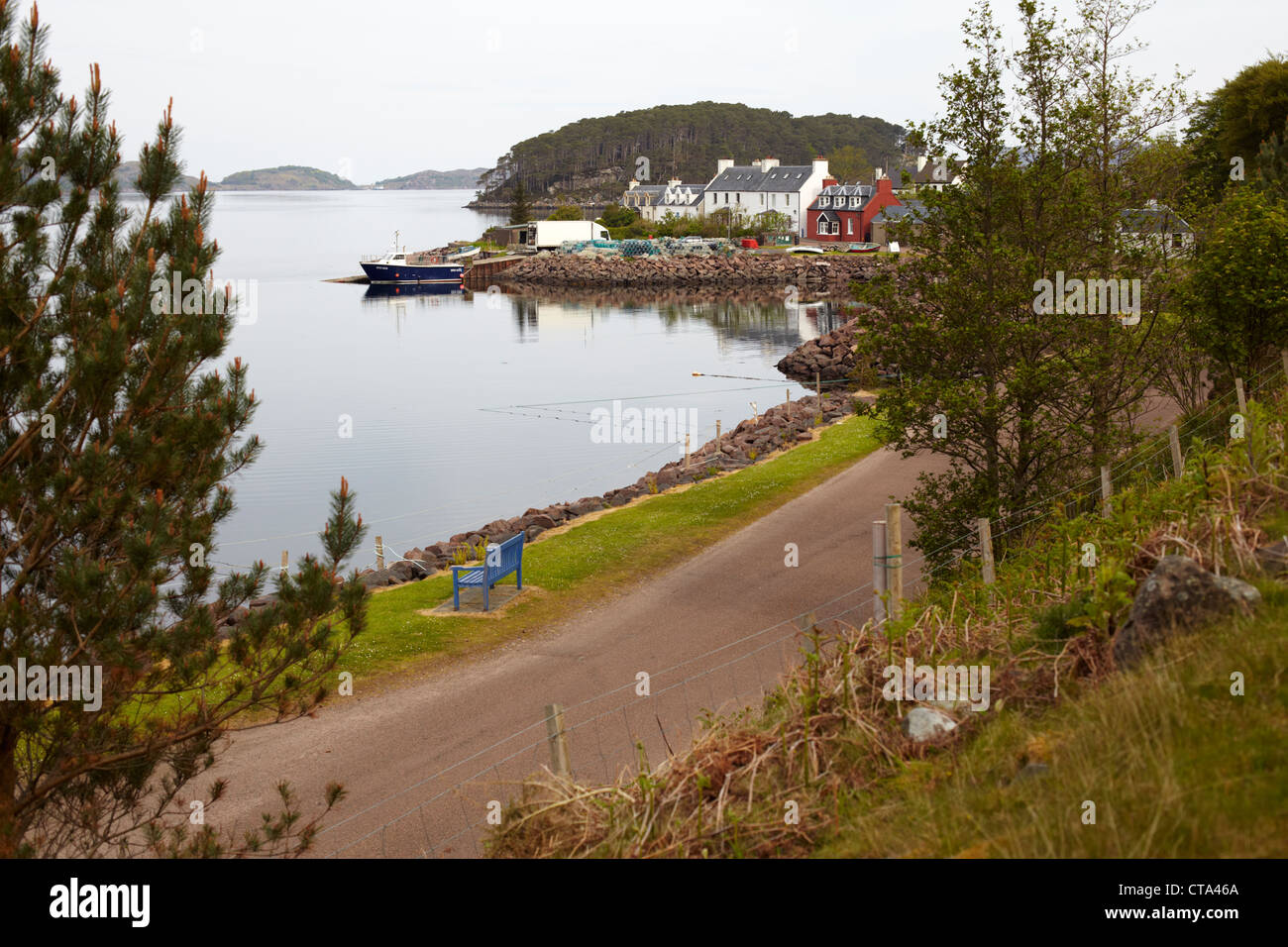 Harbour at Shieldaig. Scotland Stock Photo - Alamy