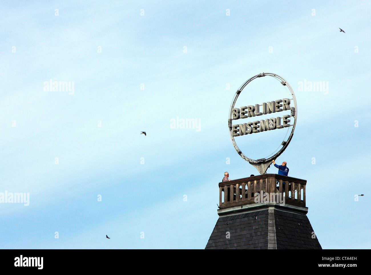 Berlin, the Berliner Ensemble Logo Stock Photo - Alamy