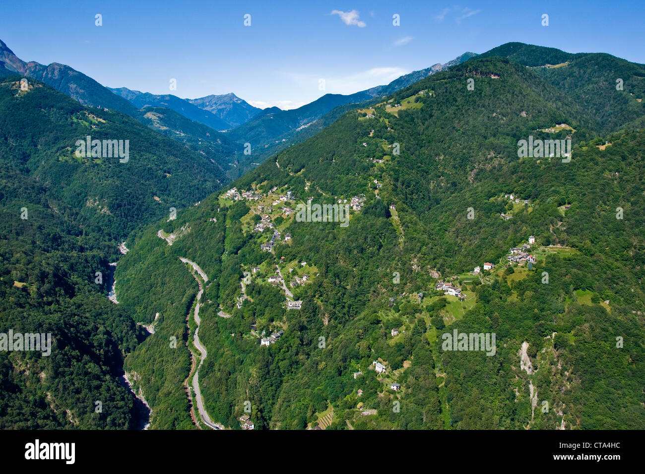 Switzerland, Canton Ticino, landscape Stock Photo - Alamy