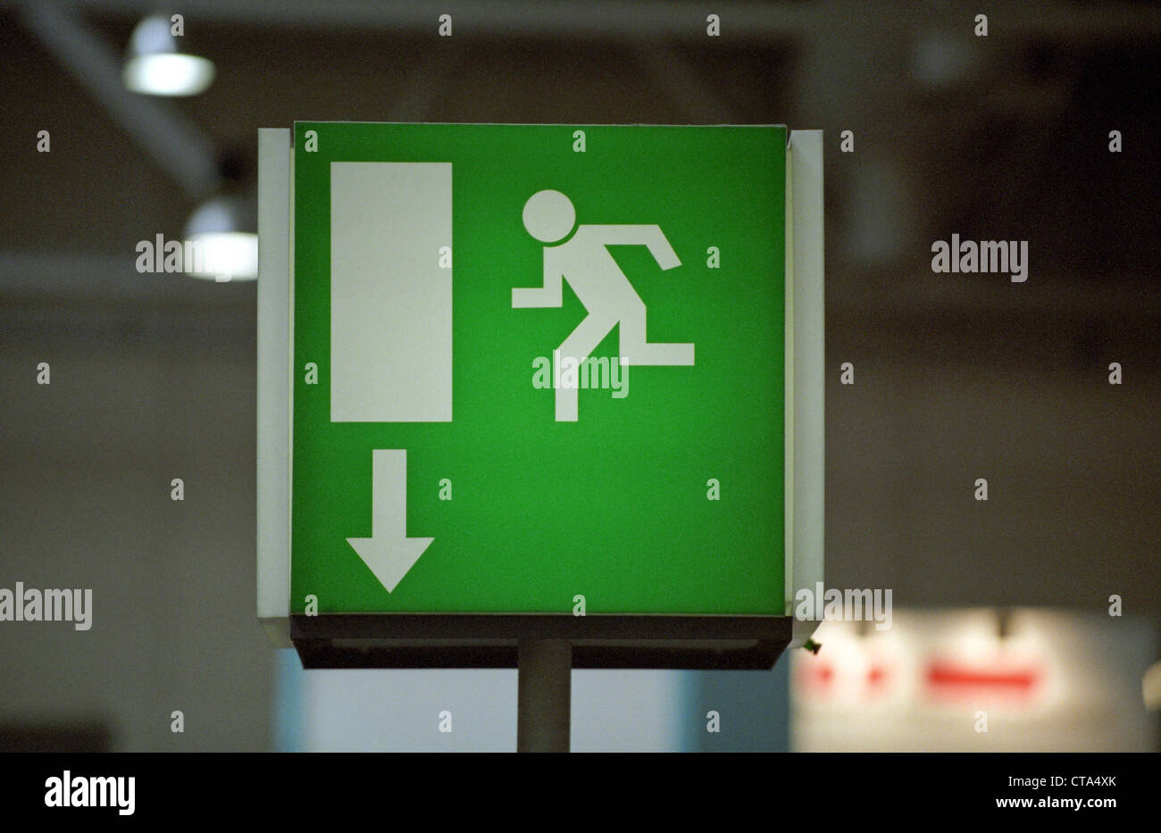 Last exit sign hi-res stock photography and images - Alamy