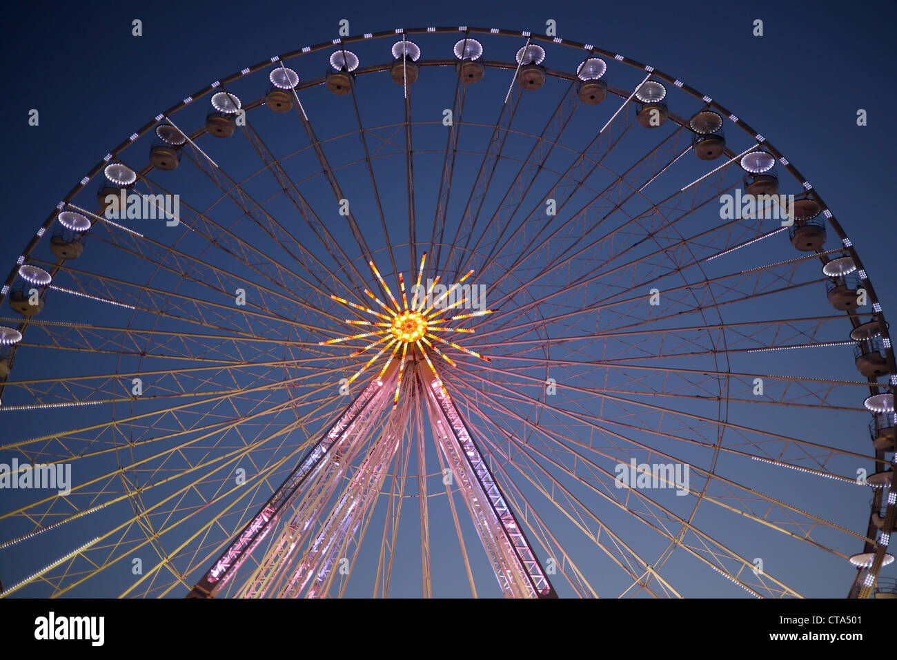 ferris wheel at a carnival Stock Photo - Alamy