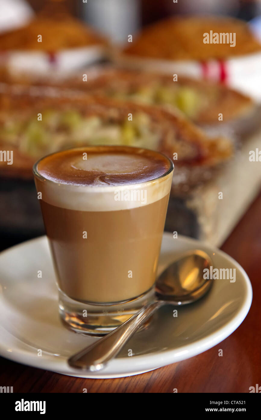 Small glass of Espresso Coffee Stock Photo - Alamy