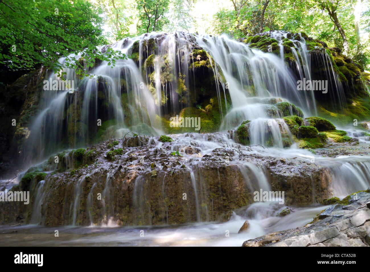 Waterfall in forest nature hi-res stock photography and images - Alamy