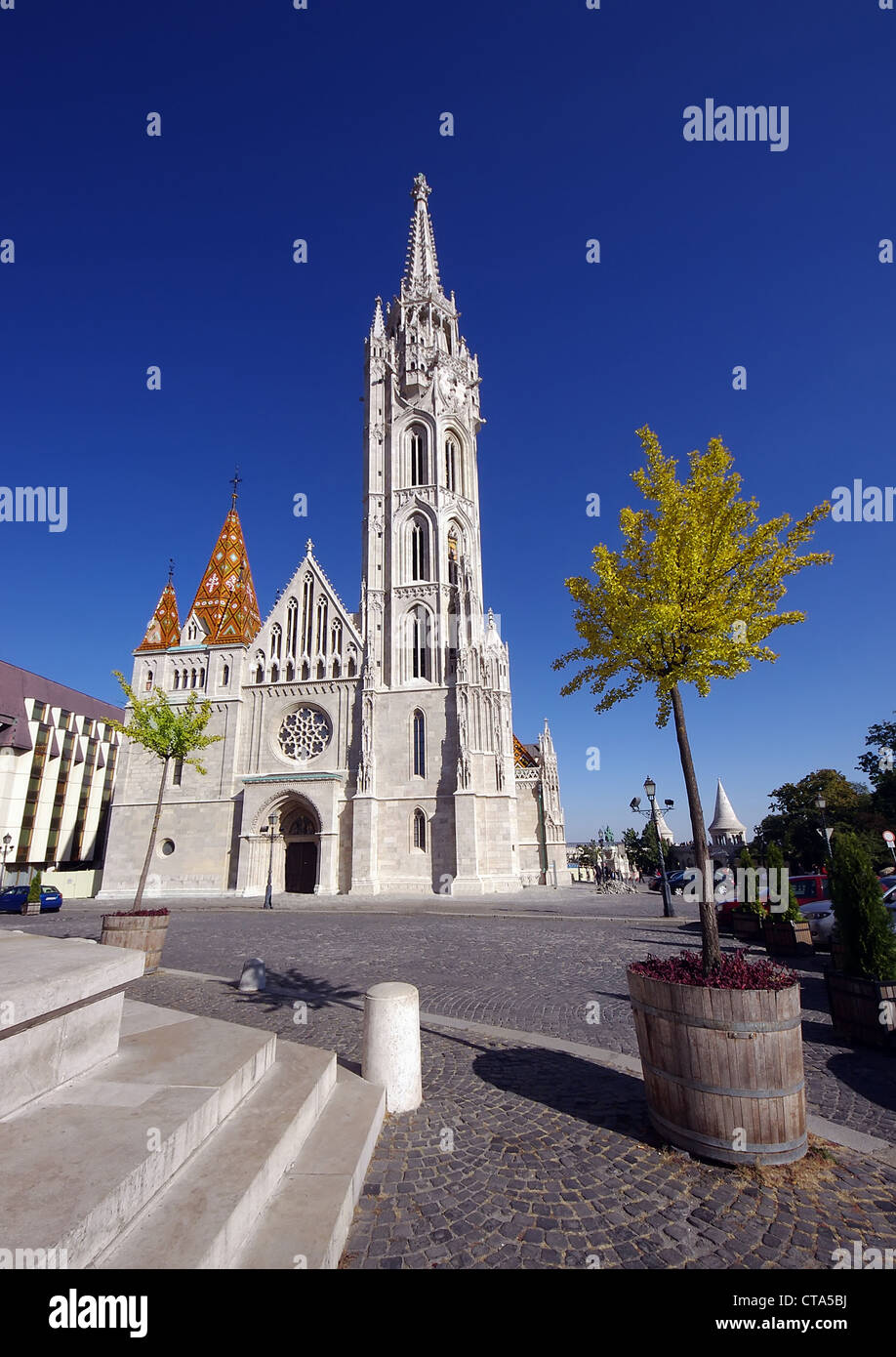 Matthias church tile hi-res stock photography and images - Alamy