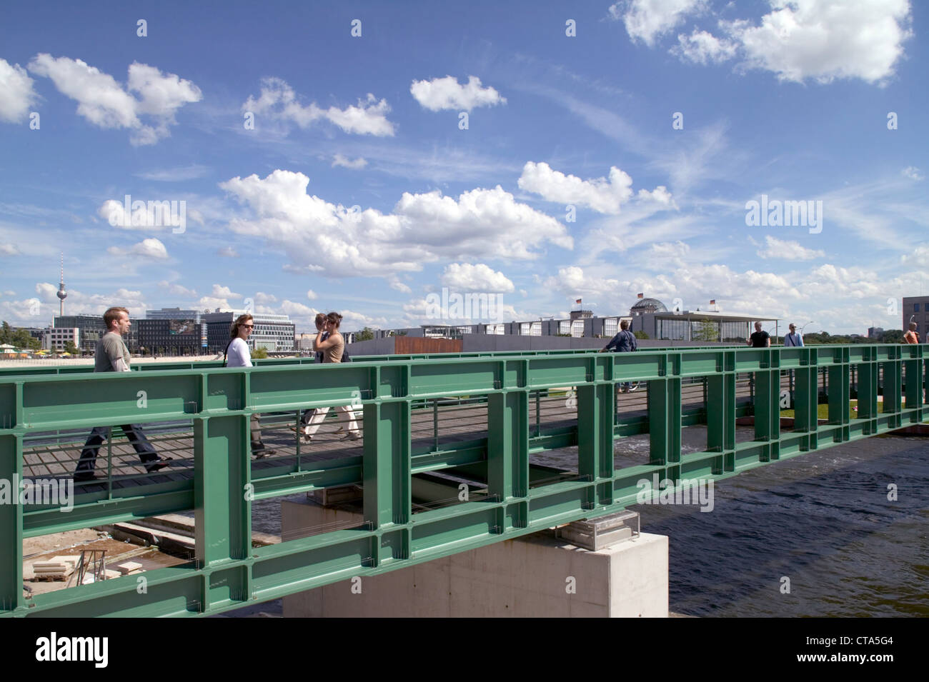 Berlin, Willy Brandt Bridge Stock Photo - Alamy