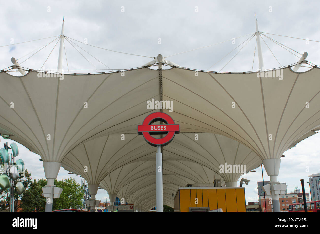 Stratford Bus station roof London Uk July 2012 Stock Photo - Alamy