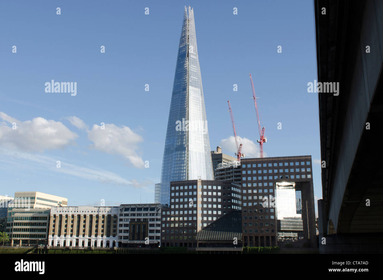 The Shard 32 London Bridge street, Southwark, London June 2012 Stock ...