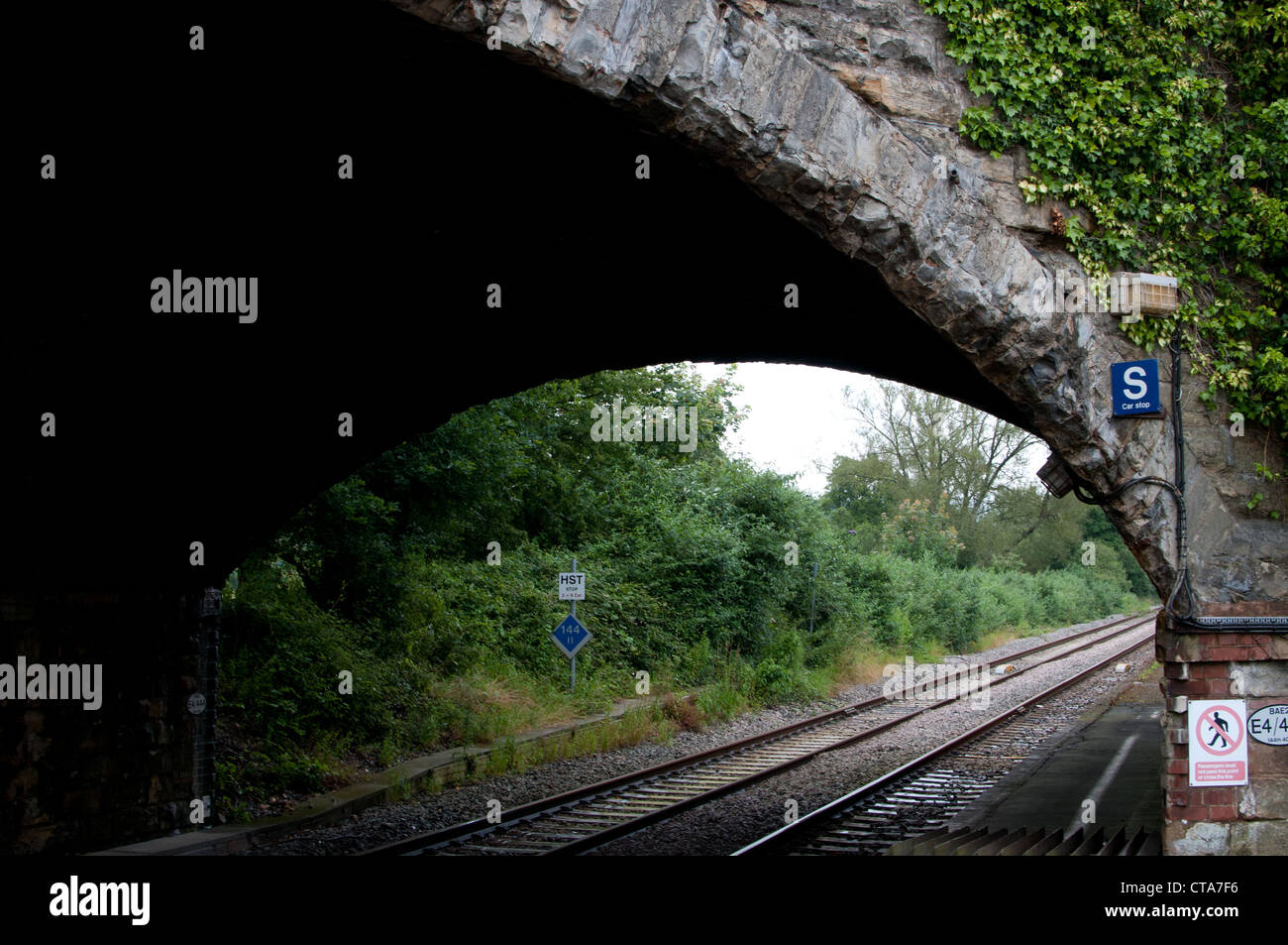 railway arch Axminster Dorset UK Stock Photo - Alamy