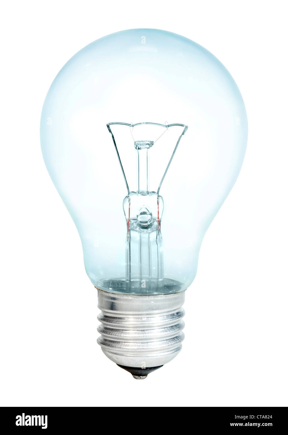 Electrobulb on a white background Stock Photo - Alamy