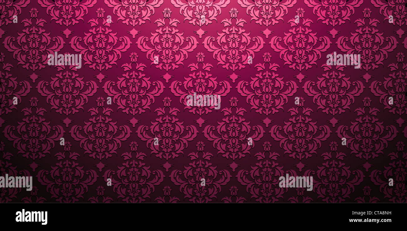 damask web banner vector illustraton Stock Photo - Alamy