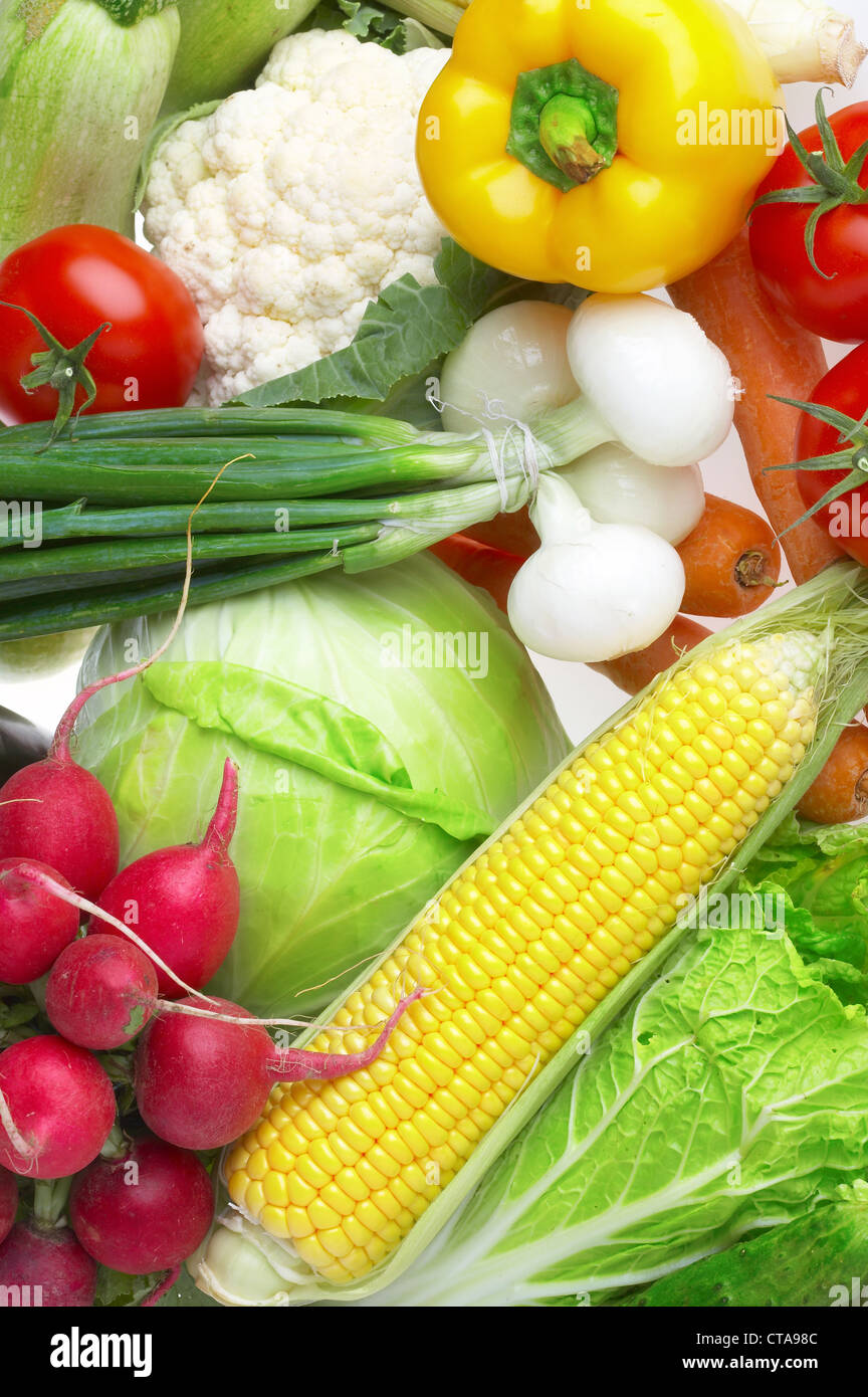Photo of various vegetables. Healthy food Stock Photo - Alamy