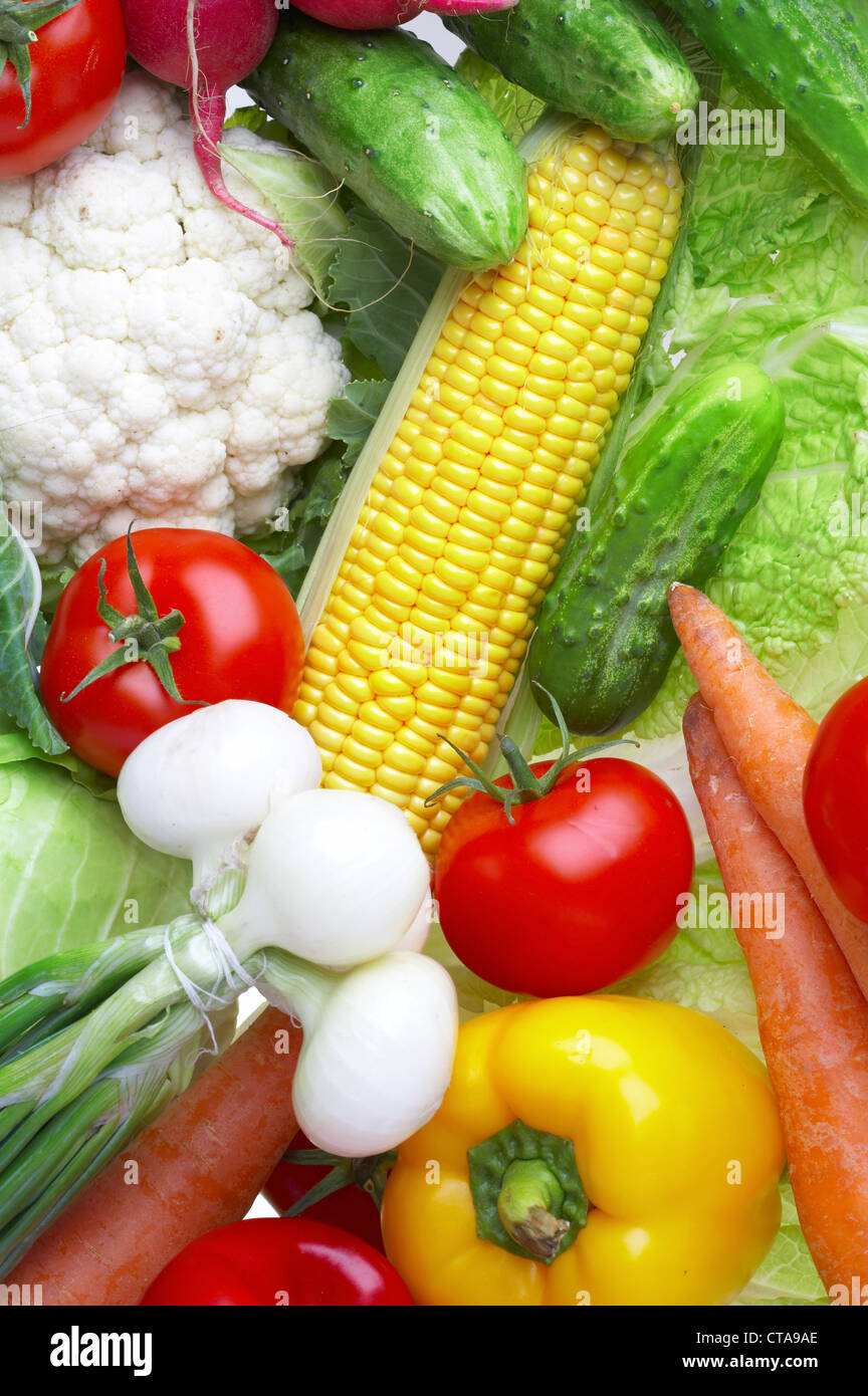 Photo of various vegetables. Healthy food Stock Photo - Alamy