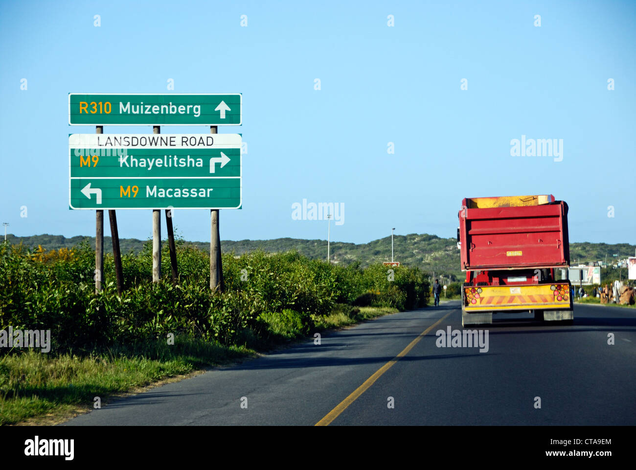 South african road signs hi-res stock photography and images - Alamy