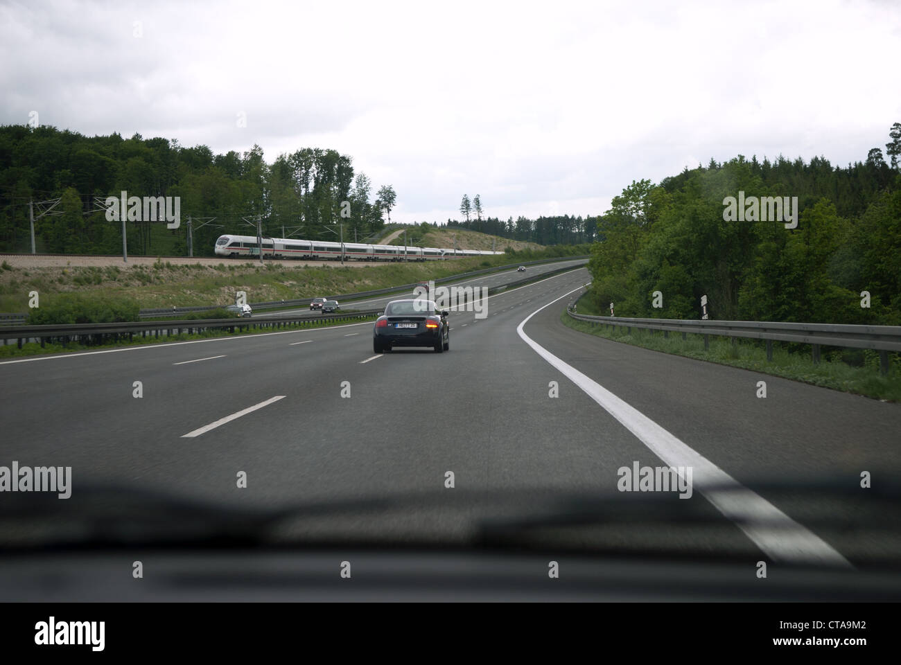 German autobahn Stock Photo - Alamy