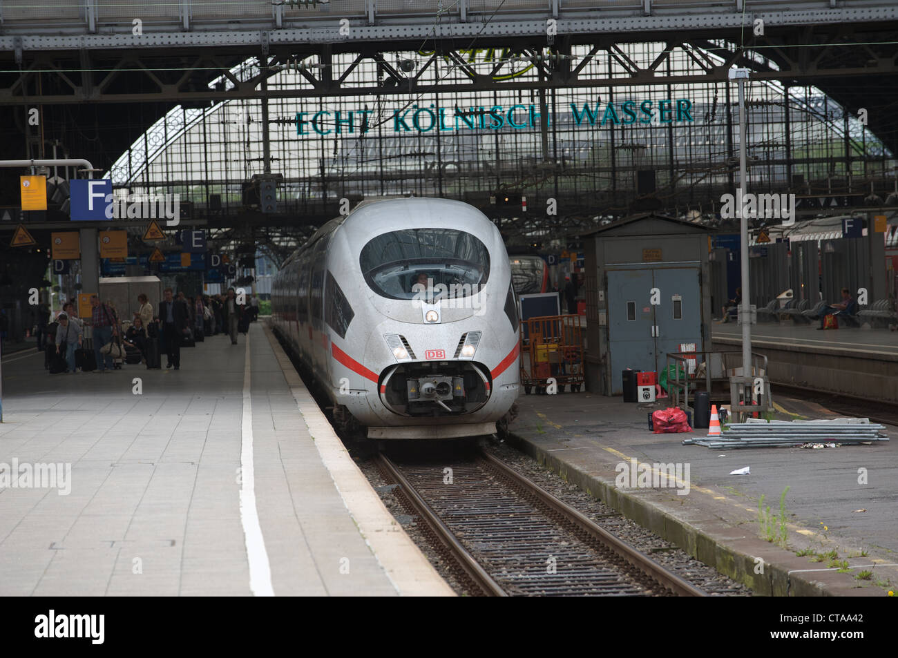 German Railways ICE-3 high speed express train Cologne Germany Stock ...