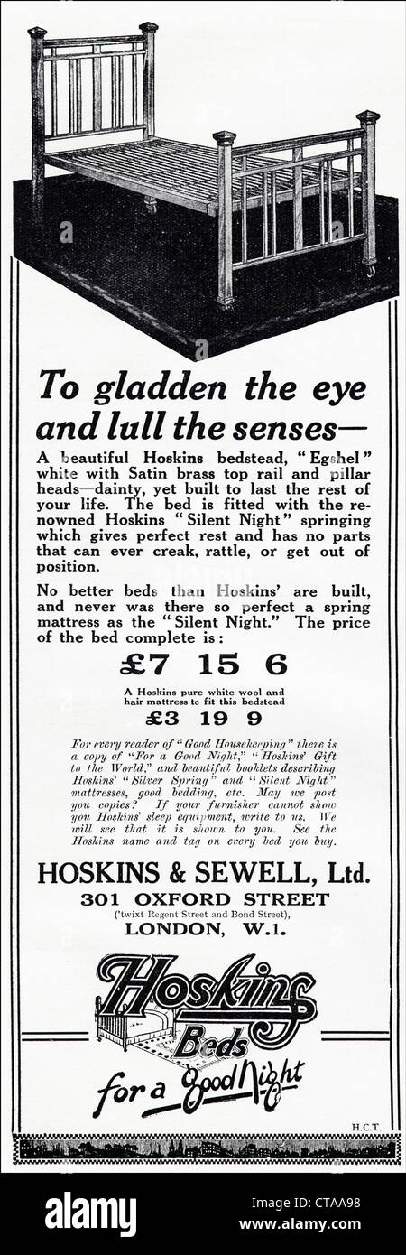 Vintage adverts from 1920s hi-res stock photography and images - Alamy